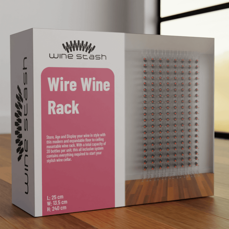 Cable Wine Rack - Wine Stash