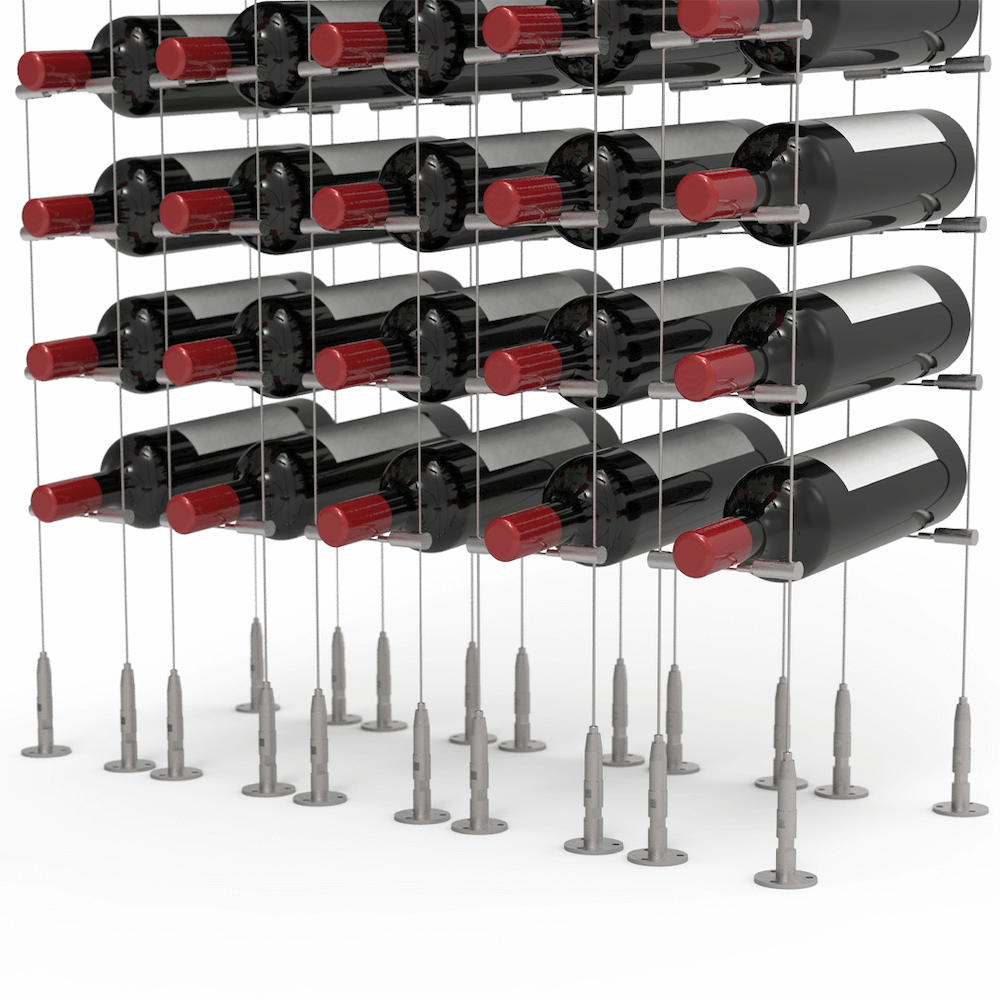 Cable Wine Rack - Wine Stash