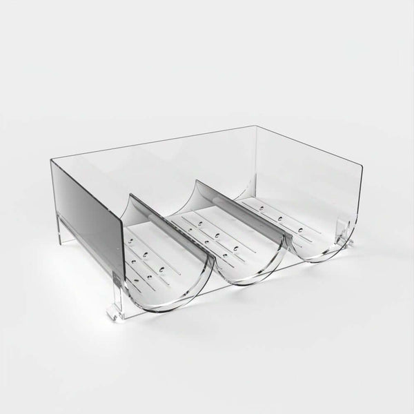 Wine Stash 3 Bottle Fridge Stackable Wine or Drink Bottle Holder