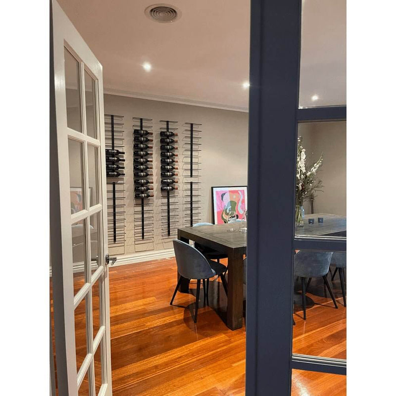 Wall Mounted Wine Rack - Modern Wine Storage Solution - Wine Stash